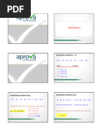 Fórmulas - PA e PG | PDF