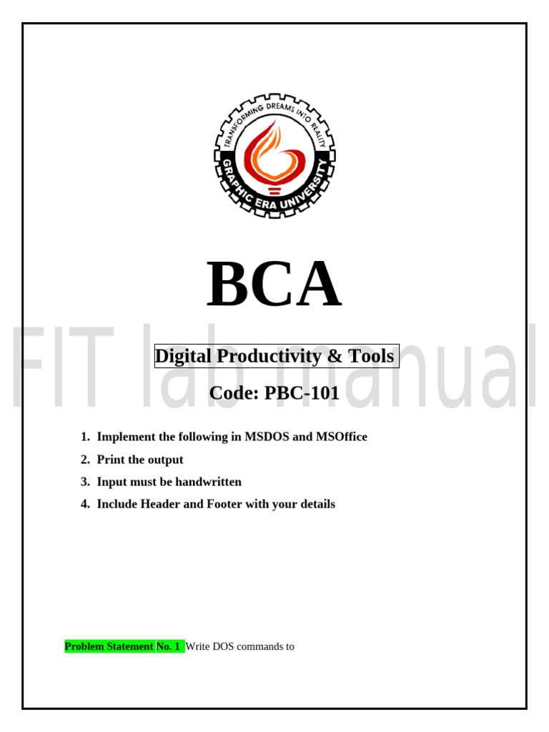 Sample for Term Work | PDF | Microsoft Word | Text File