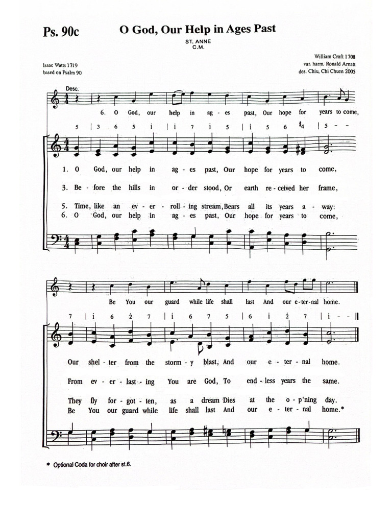 O God, Our Help in Ages Past | PDF