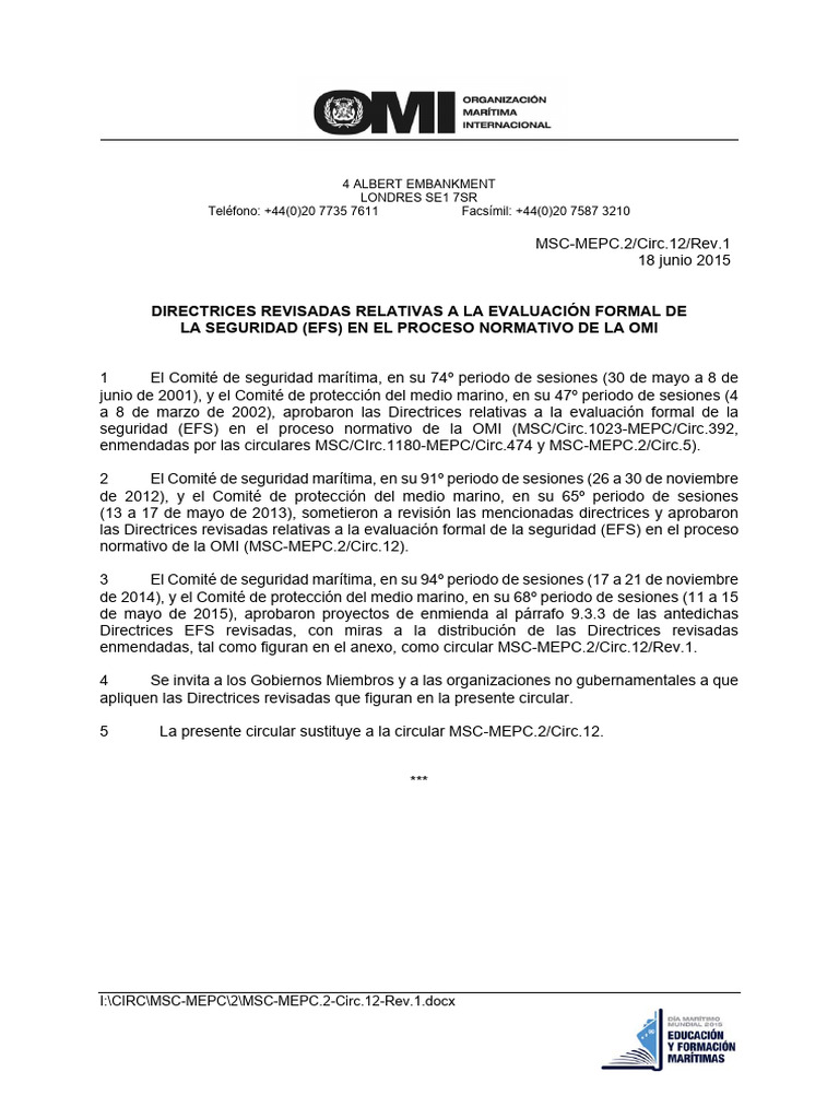 Efs Omi | PDF | Riesgo | Datos