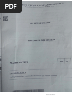 Combined Science November 2024 Paper 2 Marking Scheme | PDF