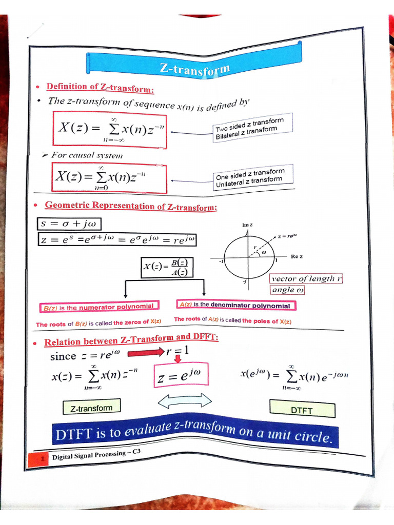 Z Transform | PDF