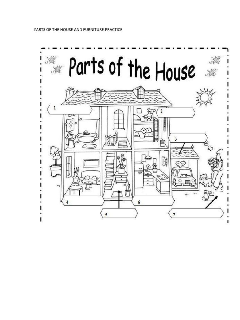 Práctica de Muebles y Partes de la Casa | PDF
