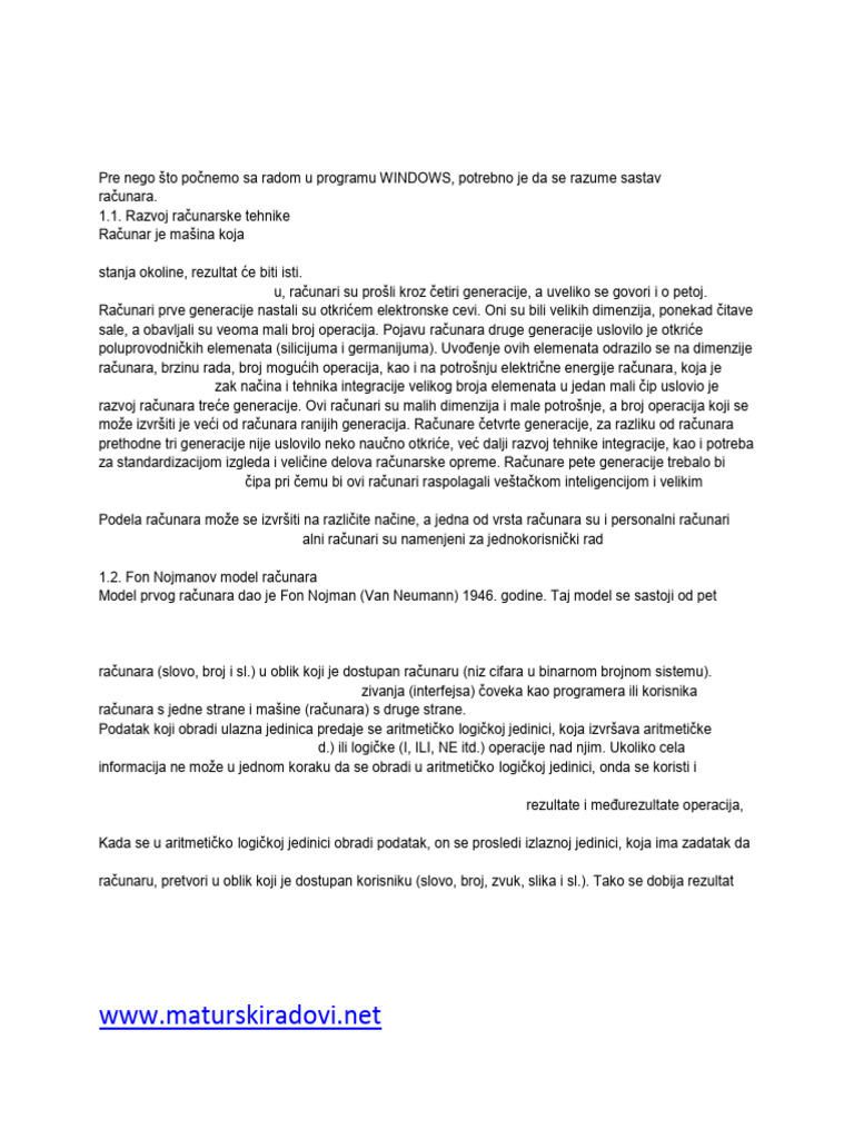 MS Windows - Skripta | PDF