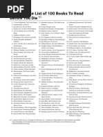 100 Greatest Books of All-Time | PDF | Mark Twain | Novels