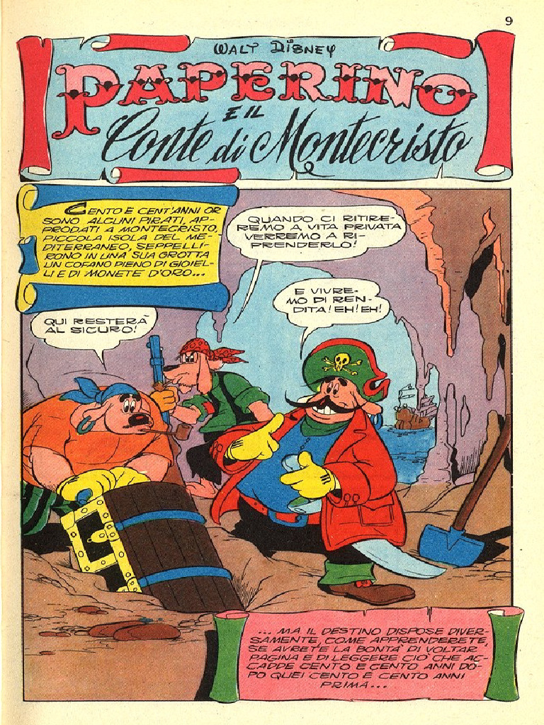 Paperino e Il Conte Di Montecristo | PDF