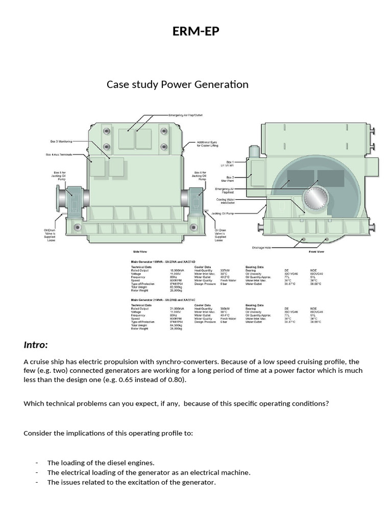 ERM-EP Case Study Power Generation | PDF