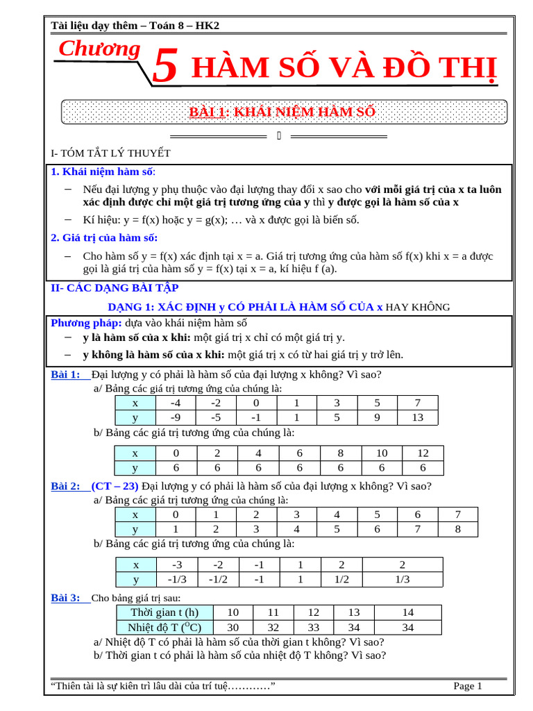 TLDT - Toán 8 - HK2 - CTST | PDF