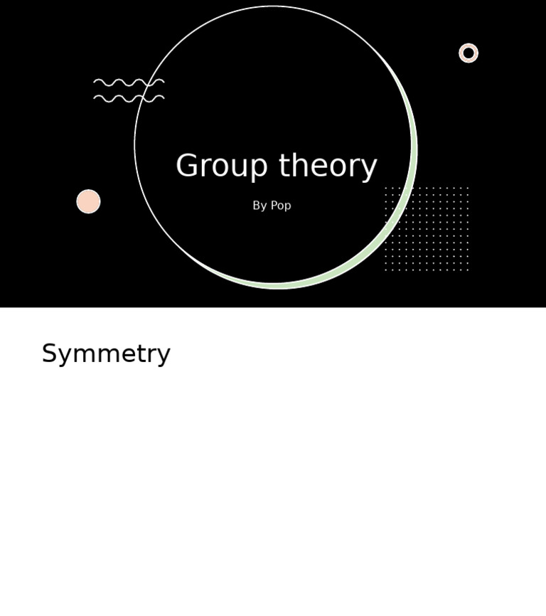 Group Theory | PDF