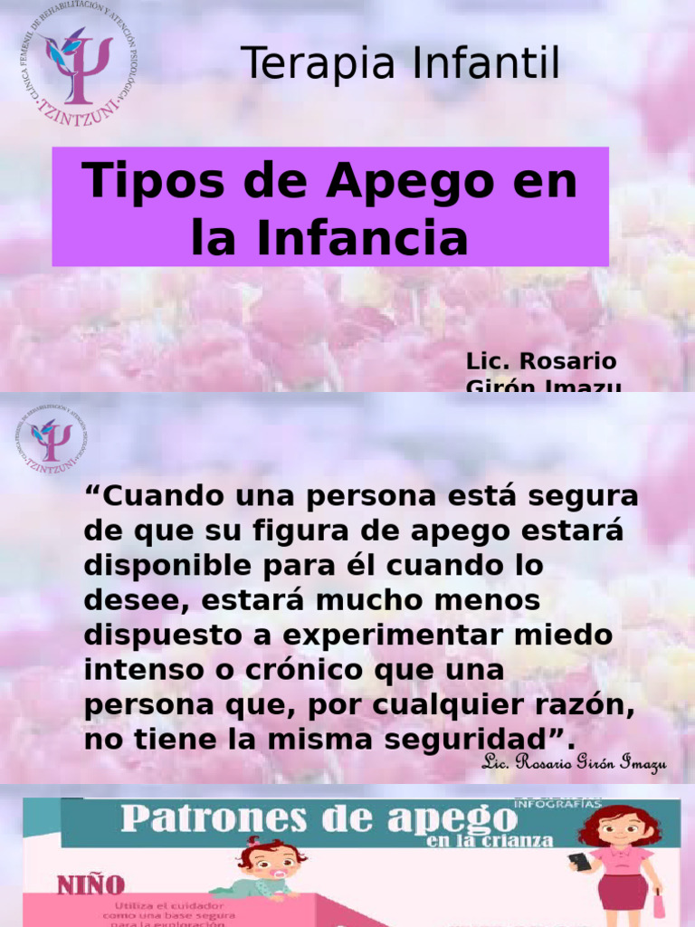 Tipos de Apego Infantil | PDF