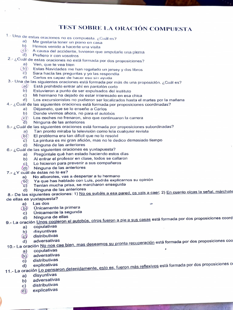 Bianca | PDF | Oración (Lingüística) | Objeto (gramática)