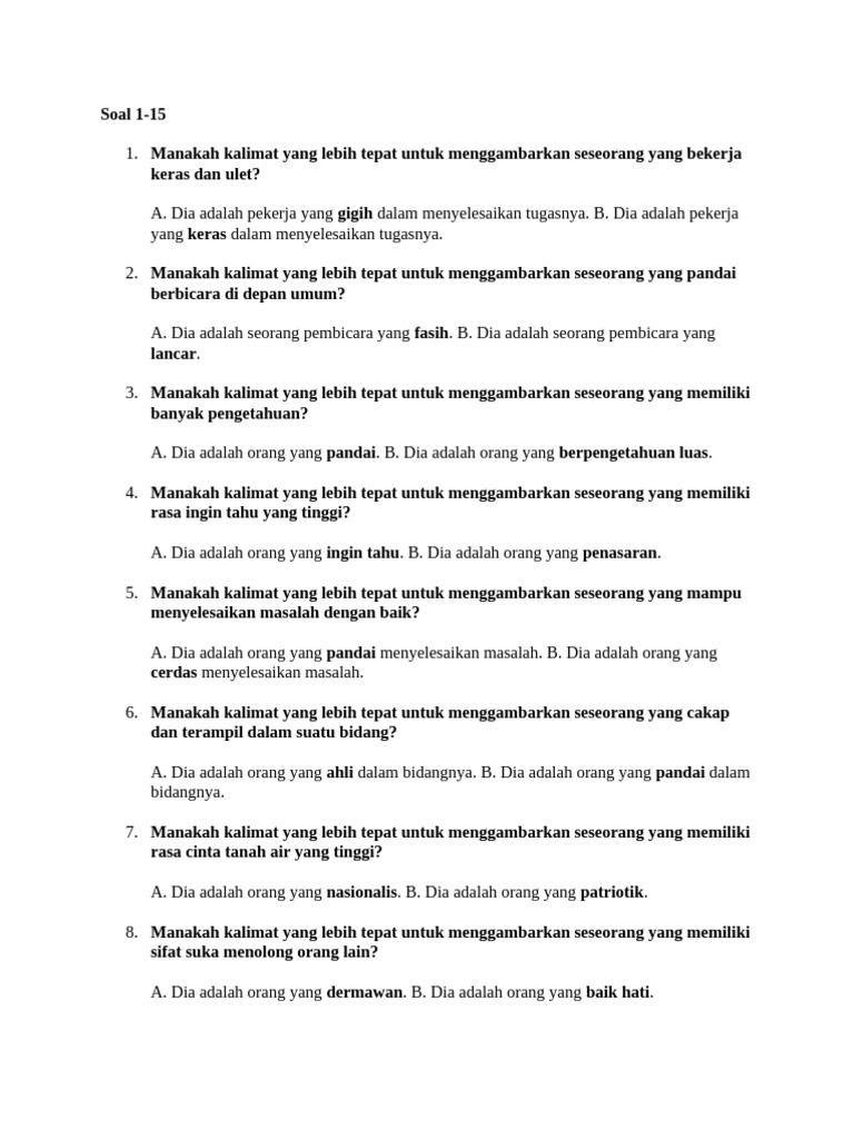 Kosakata dan diksi | PDF