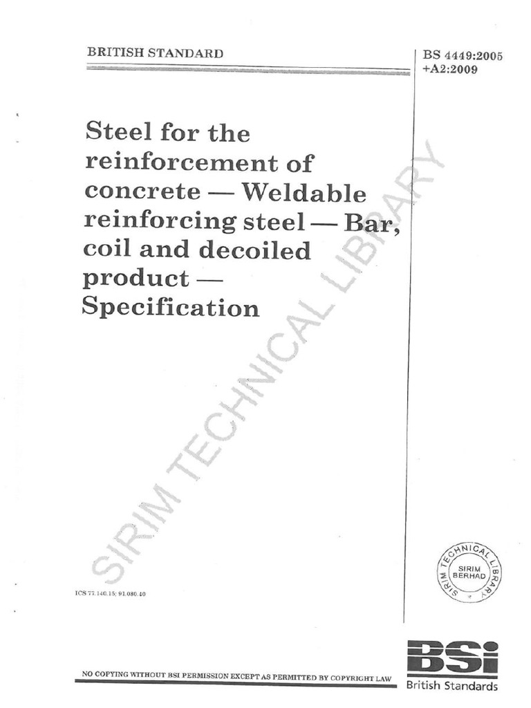 BS 4449-2005 | PDF