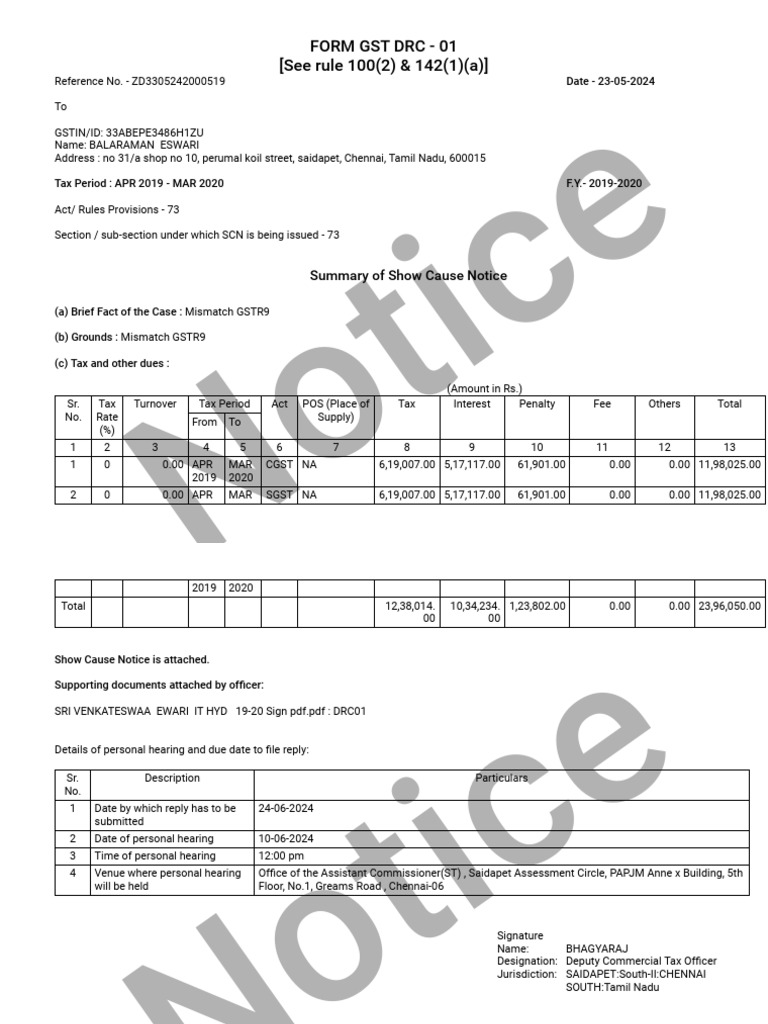 Dot Notice ZD3305242000519 20240523111928 | PDF | Government | Payments