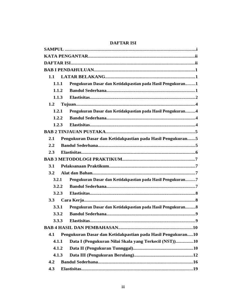 Daftar Isi Fisika Yudi | PDF