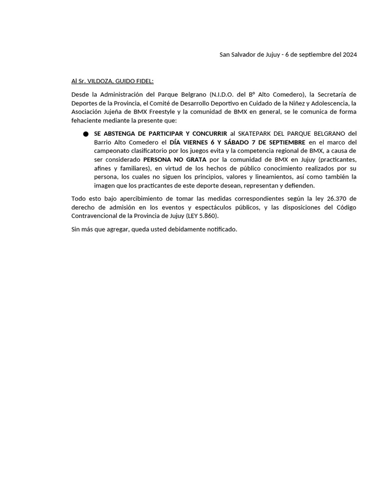 Der. de Admisión | PDF