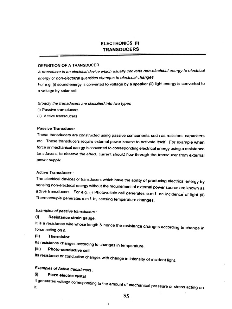 Notes On Chapter Transducers | PDF