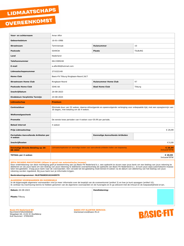 Basic Fit | PDF