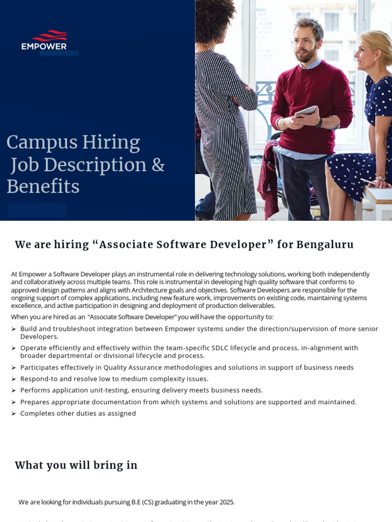 Job Description - Empower | PDF | Software Development | Software