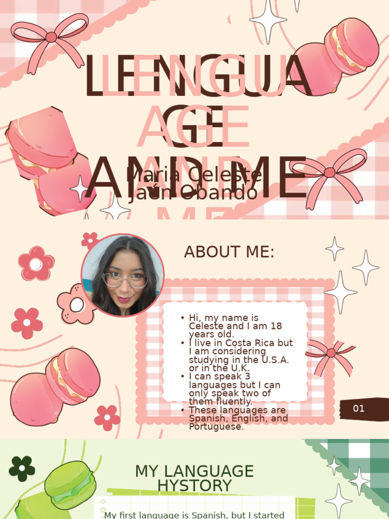 Pink Colorful Cute Illustrative Group Project Presentation 2 | PDF | Linguistics | Human ...