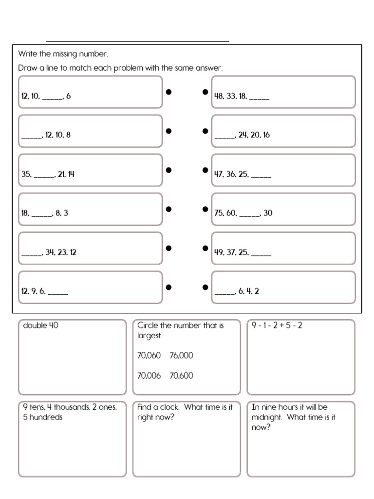 MathWorksheetsGrade3 2 10 | PDF