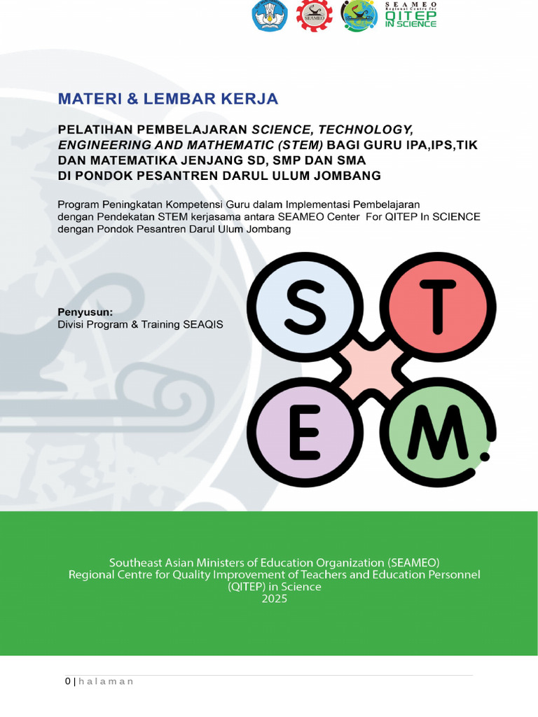 Buku Panduan, Materi Dan LK Pelatihan STEM Darul Ulum - 090125 | PDF