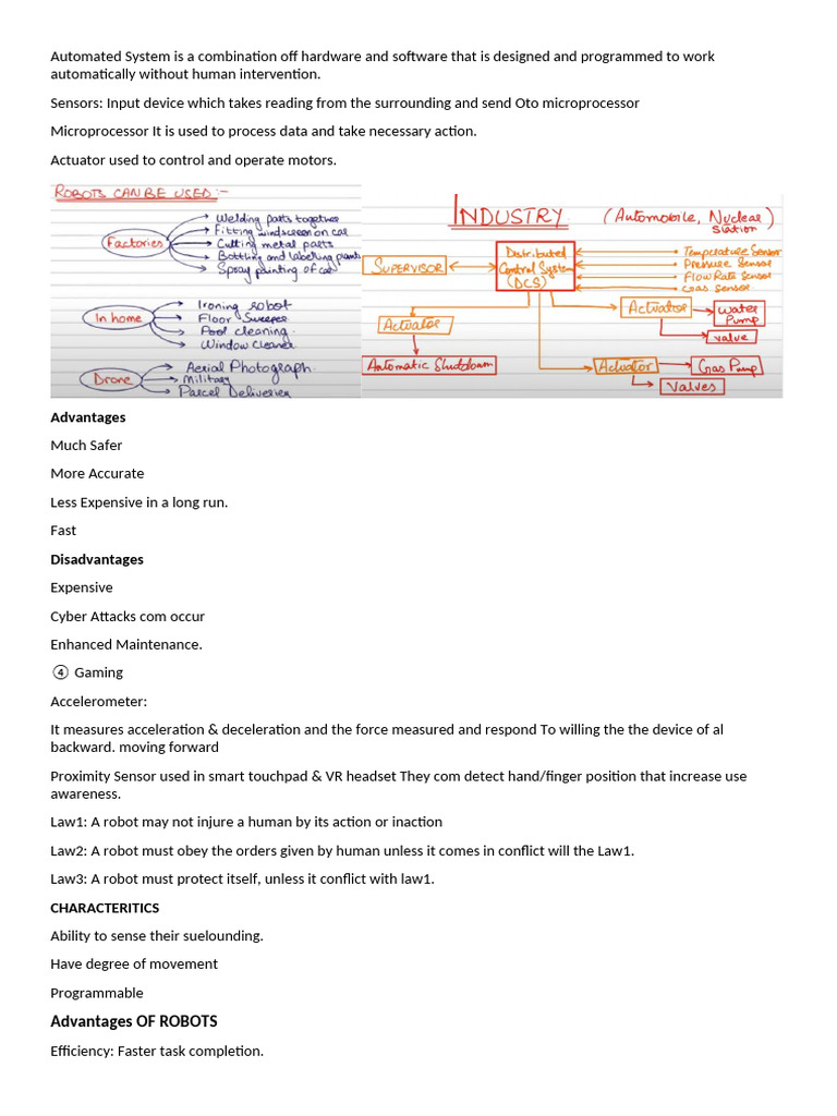 Automated System Is A Combination Off Hardware and Software That Is ...