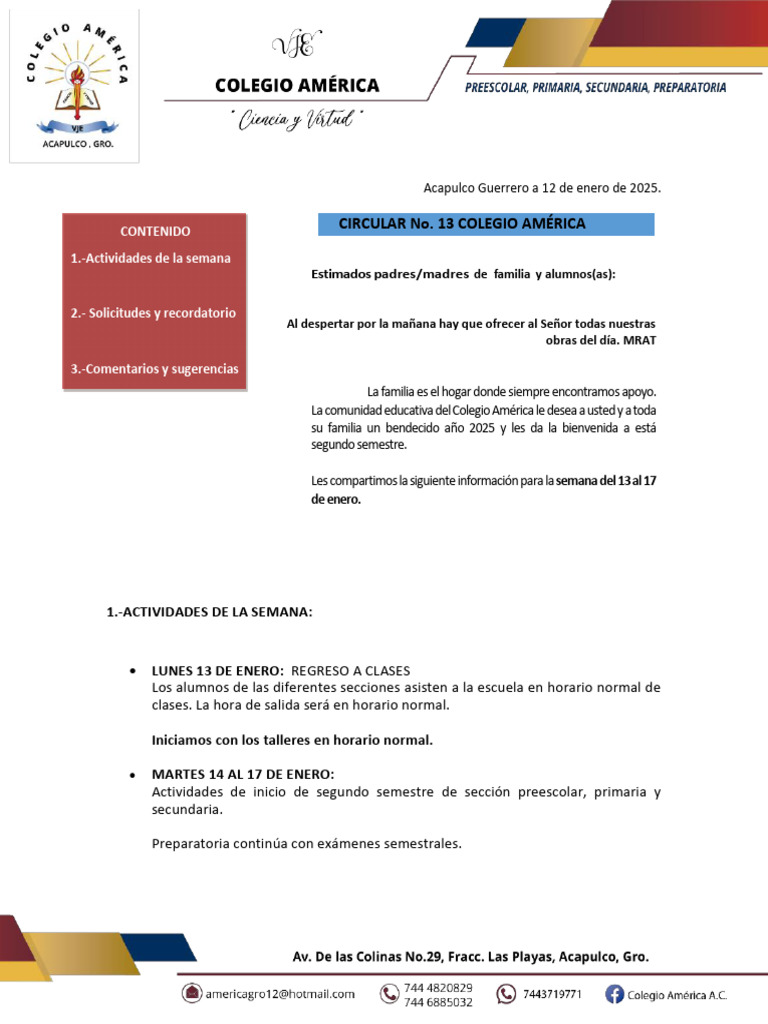 Circular #13 | PDF
