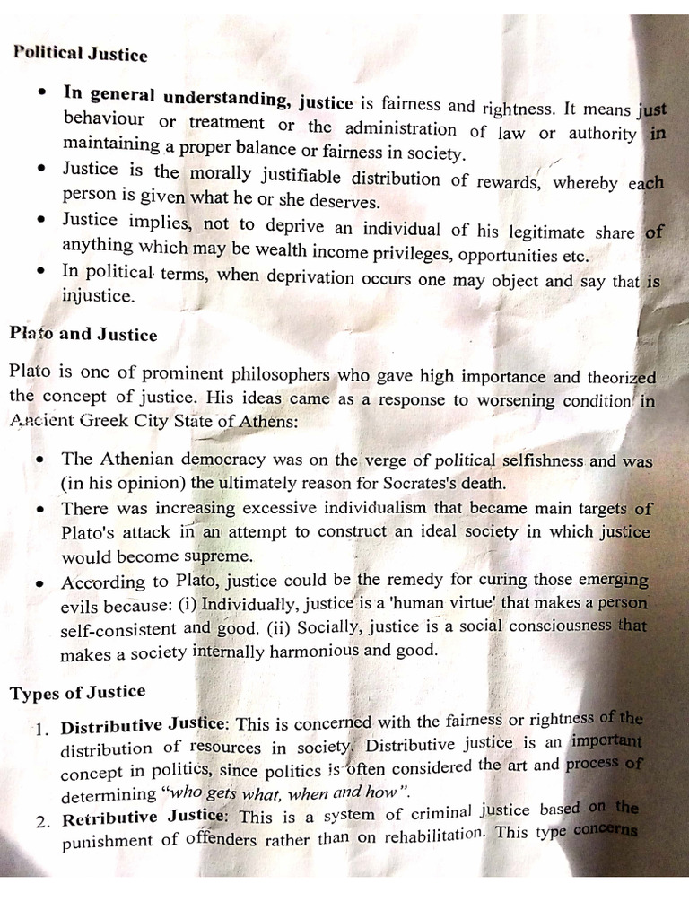 POLITICAL JUSTICE | PDF