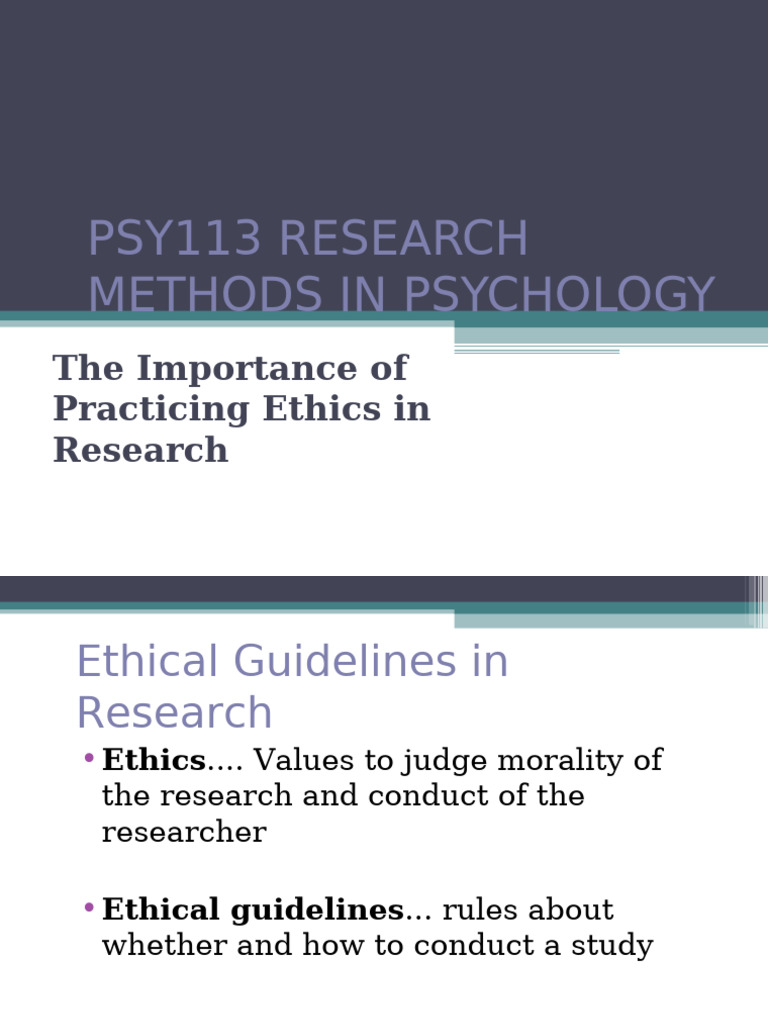 Ethics 2017 | PDF | Informed Consent | Institutional Review Board