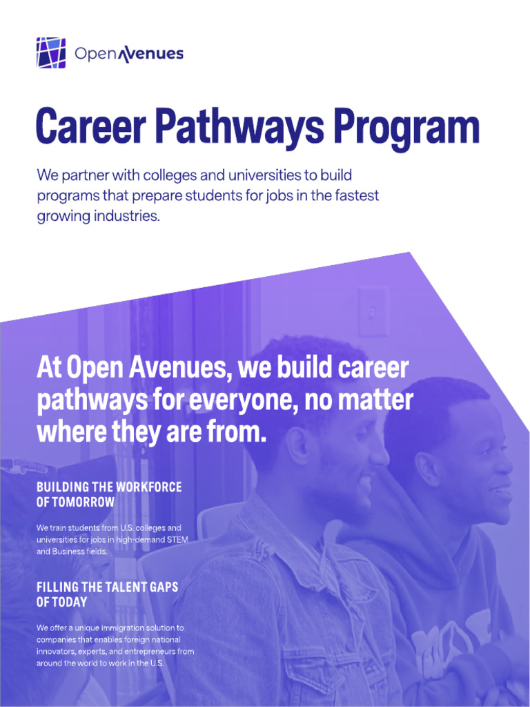 Career Pathways Program-Handout | PDF | Science, Technology ...