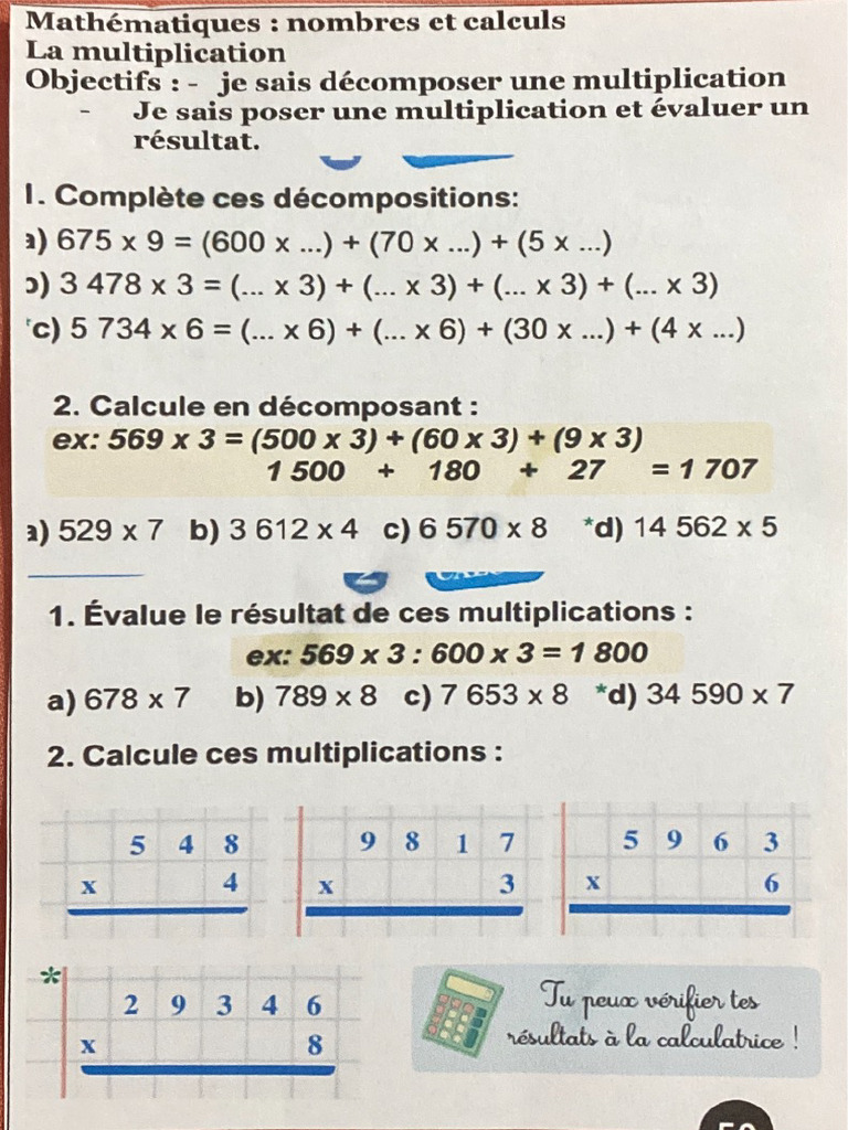 Fiche - Maths | PDF