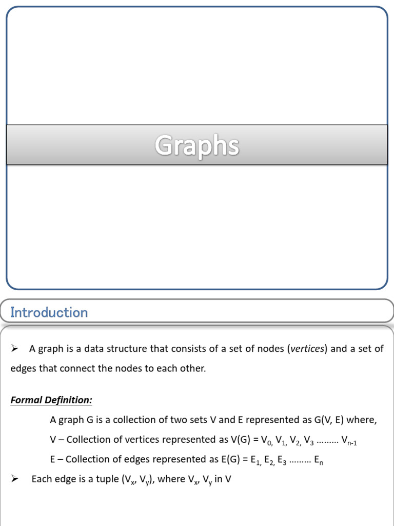 10-Graphs | PDF | Vertex (Graph Theory) | Combinatorics