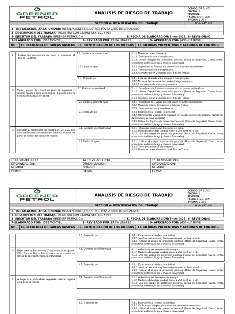 Art-03 - Registro de Gamma Ray CCL y PLT | PDF | Electricidad