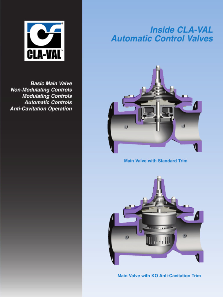 CLA-VAL Automatic Control Valves Guide | PDF | Valve | Pressure