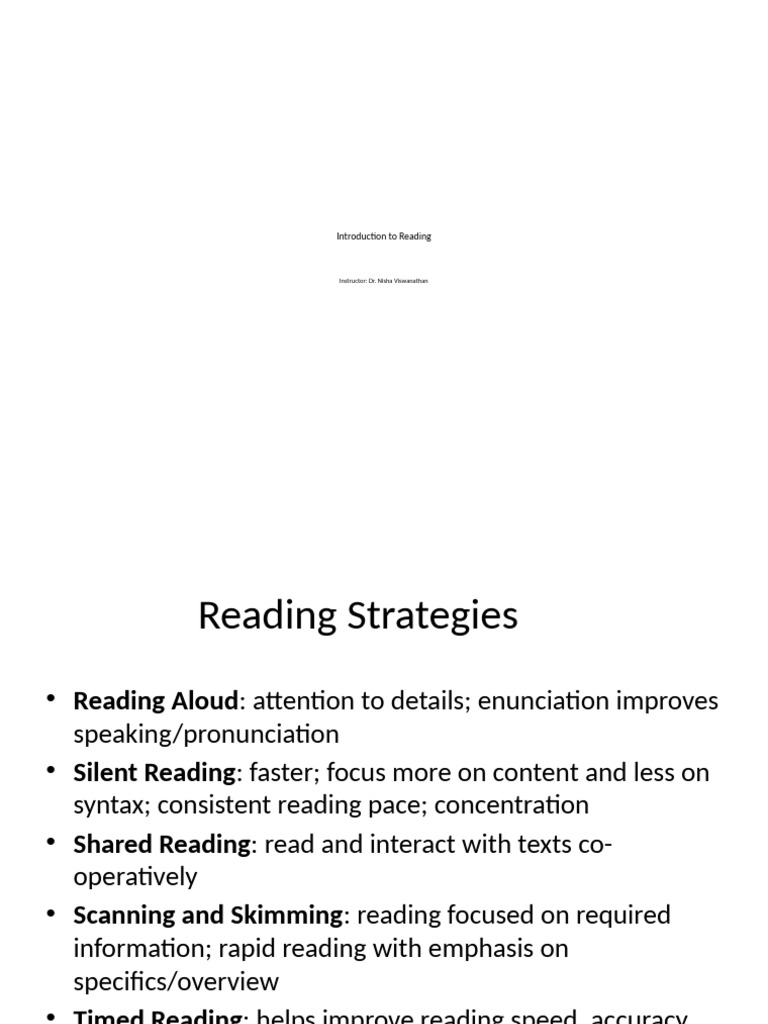 Reading Strategies | PDF