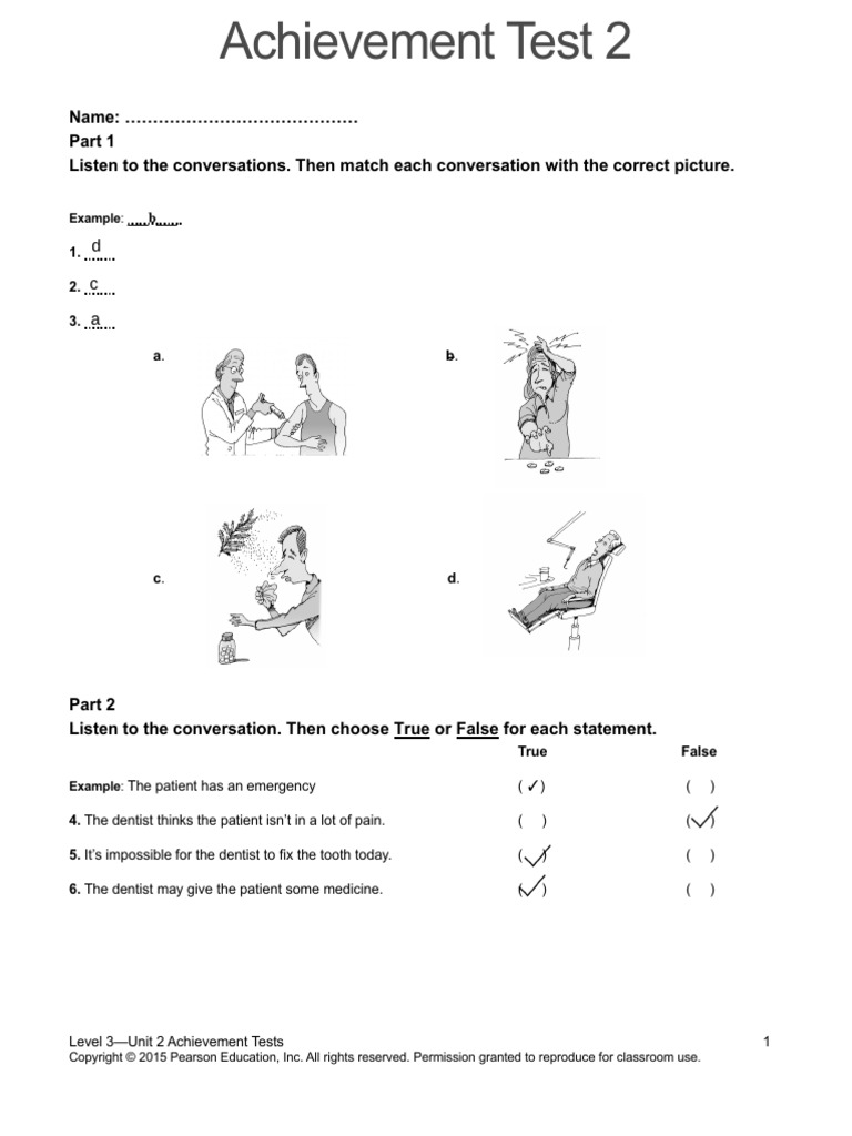 TN3 - Unit - 2 - Assessment-đầu ra | PDF | Laughter | Medical Specialties