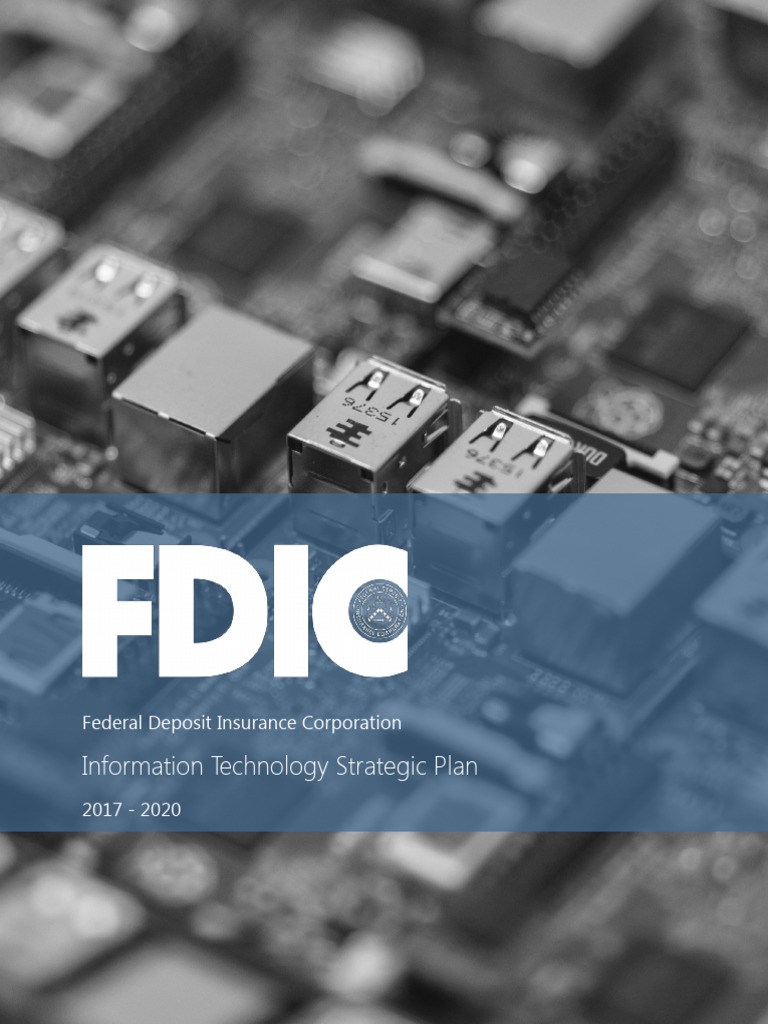 Fdic Information Technology Strategic Plan 2017 2020 | PDF | Computer Security | Security