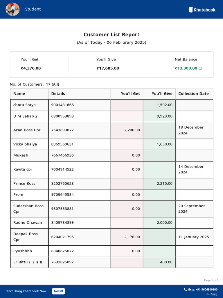 khatabook-book-customers-06.02.2025-07.01.29.PM (1) | PDF