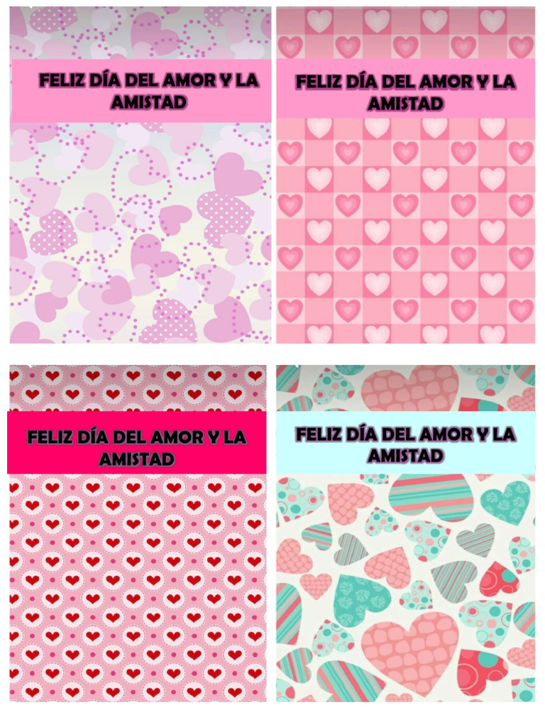 Tarjetas de San Valentin | PDF