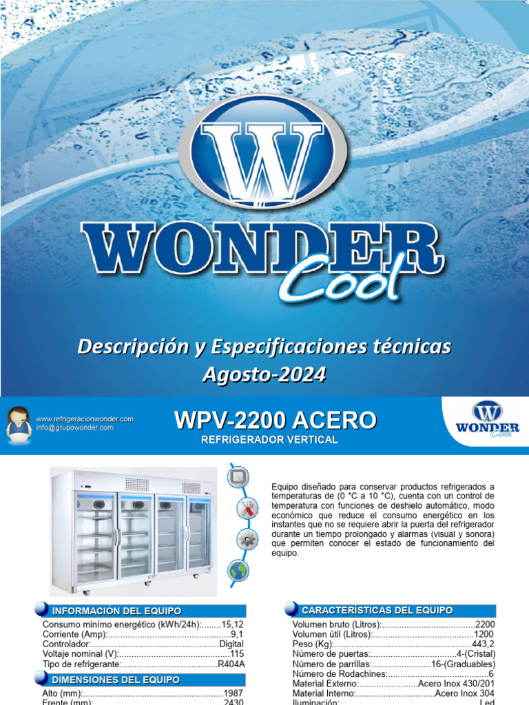 WPV-2200 Acero | PDF | Acero