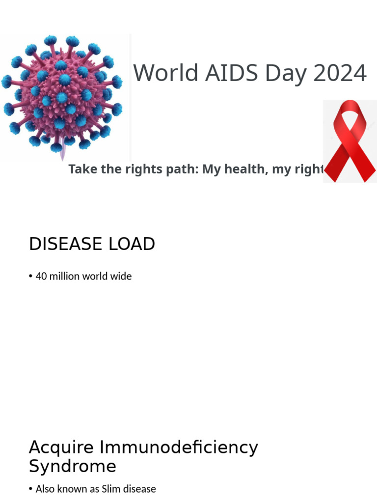 World AIDS Day 2024: Health Rights Focus | PDF