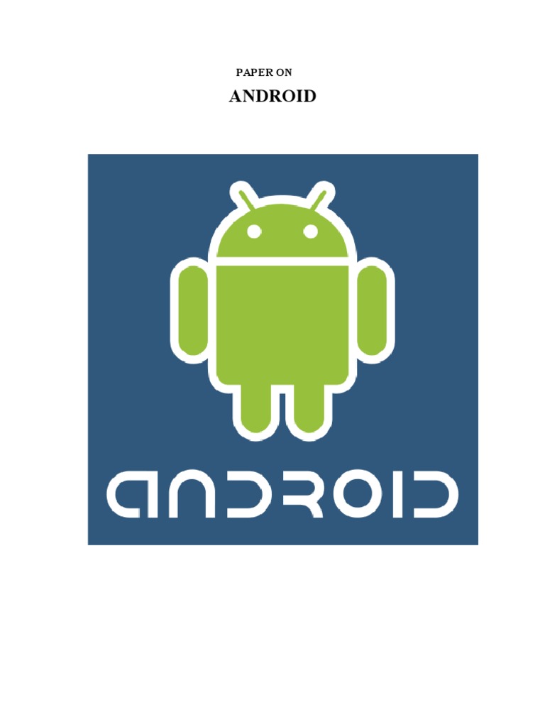 Android Pdf Android Operating System Databases