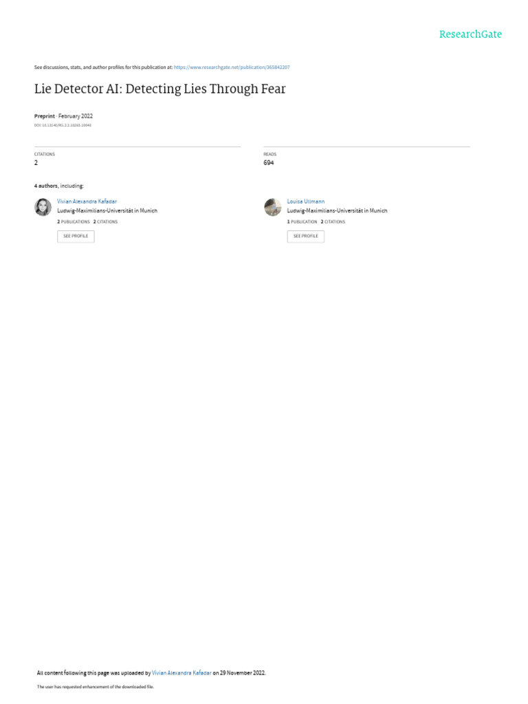 AI Lie Detection Game | PDF | Accuracy And Precision | Artificial ...