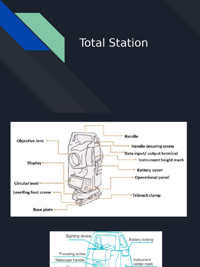 Surveying Levelling -Total Station | PDF