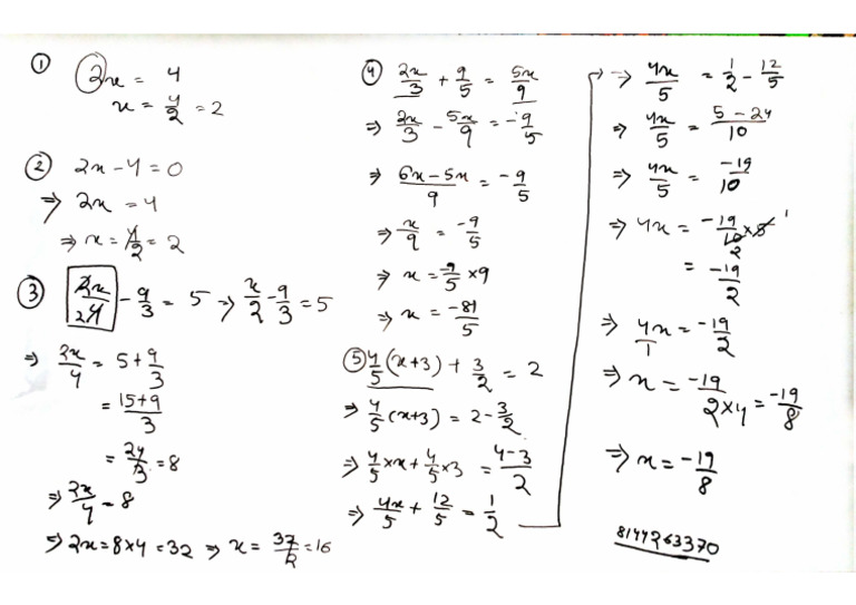 Fundamentals of Math Class - 3 | PDF