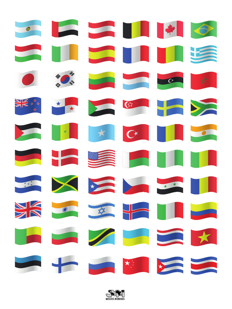 Estudos infantis - Bandeiras | PDF