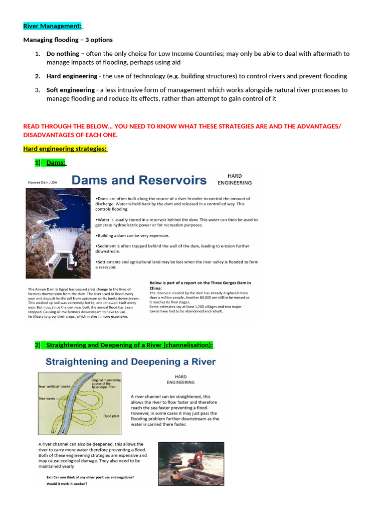 Soft Engineering in River Management | PDF