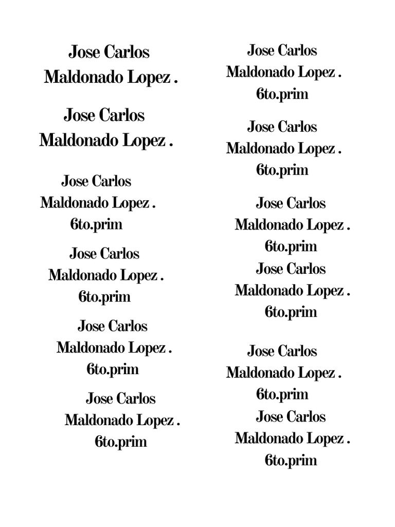 Black and White Simple Labels With Book Owner's Name Document (1) | PDF