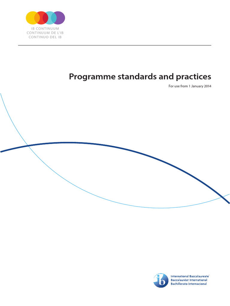 Programme Standards and Practices PYP | PDF | Educational Assessment ...